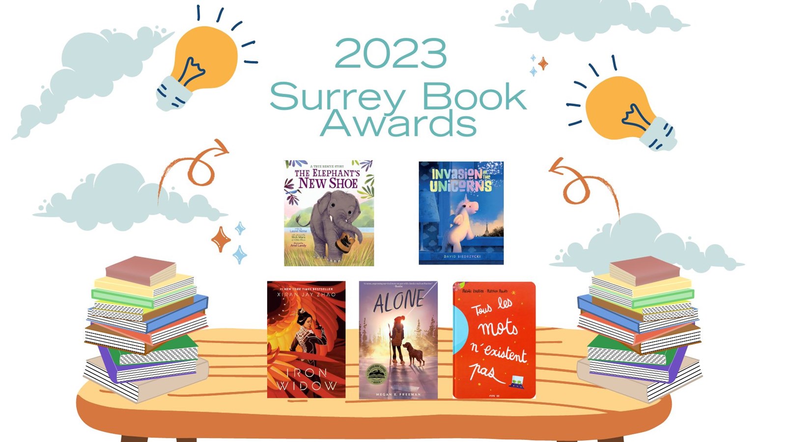 Winners of the 2023 student-selected Surrey Book Awards announced
