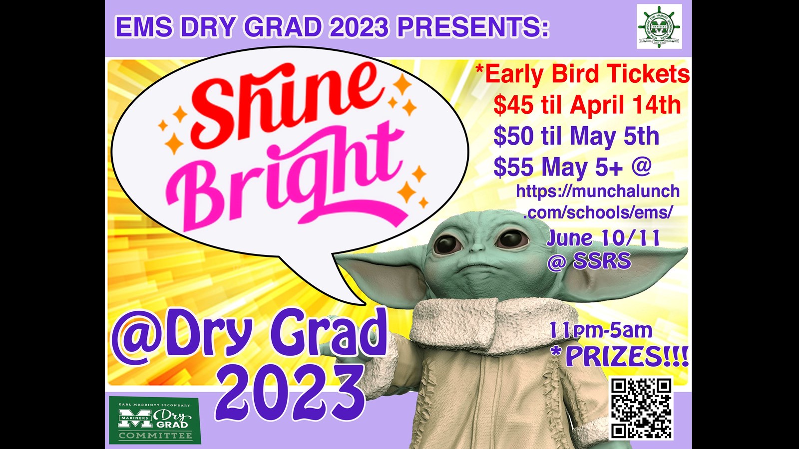 Dry Grad Ticket Sales Info