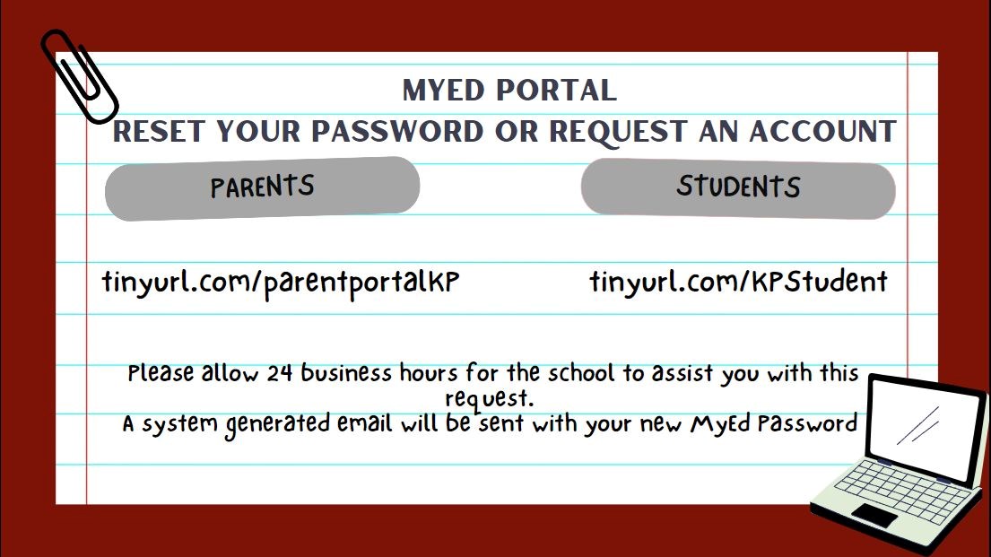 MyEd Password Resets