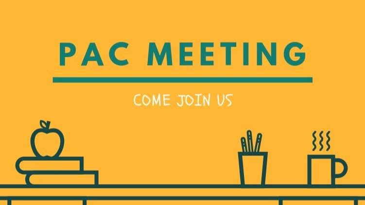 PAC Meeting tonight!