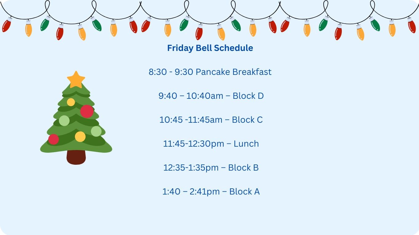 Friday Bell Schedule