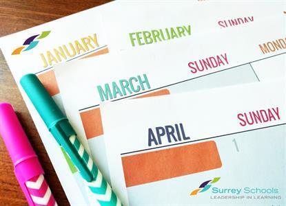 Surrey Schools calendars for next two school years approved