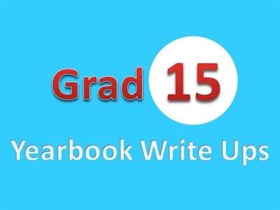 Grad 2015 Yearbook Write Ups