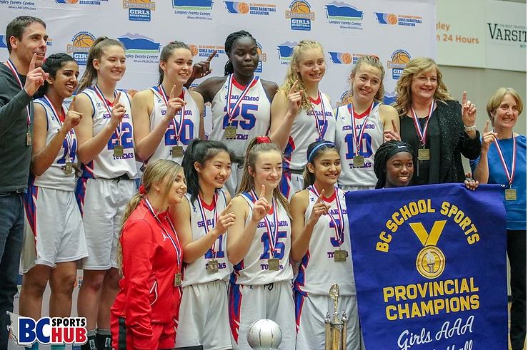 Semiahmoo girls take AAA provincial basketball banner