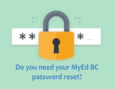 MyEd BC Password resets